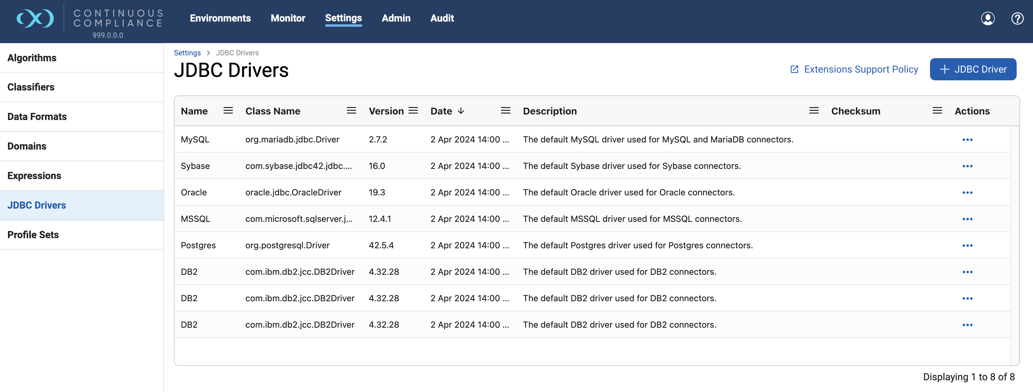 Managing extended connectors